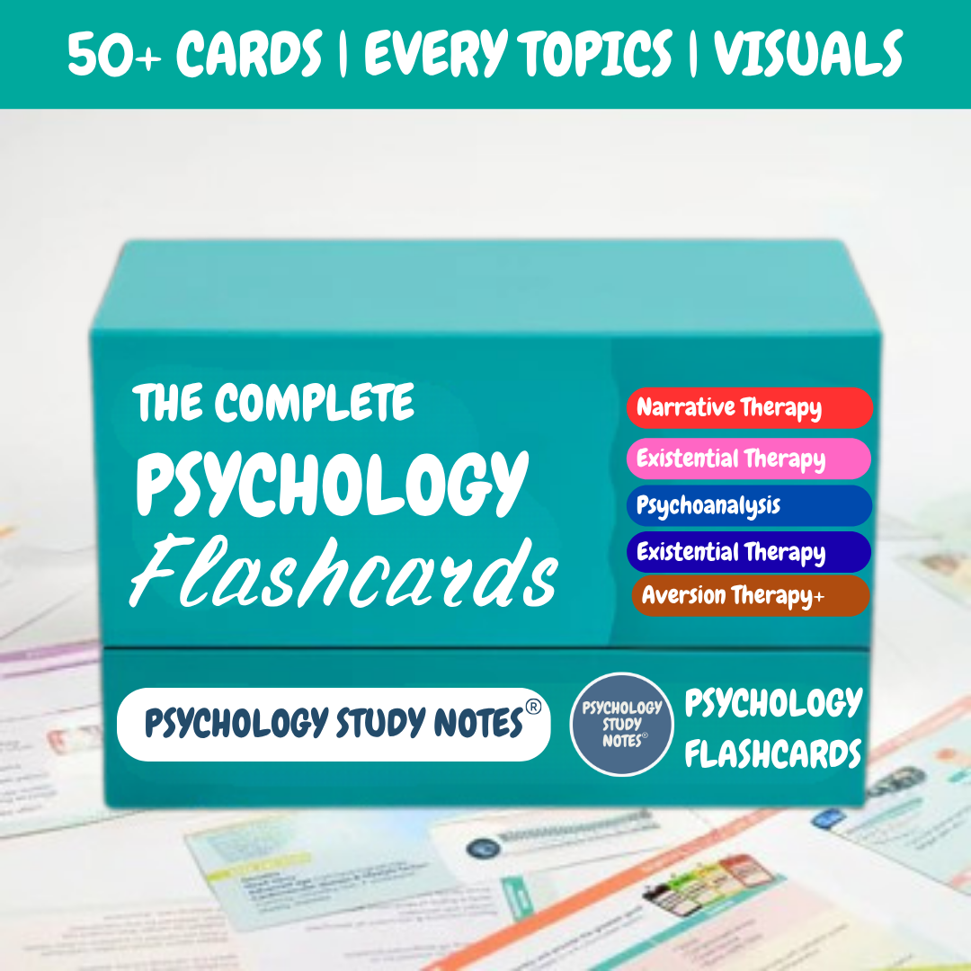 FREE - The Complete Psychology Flashcards® – Psychology Study Notes